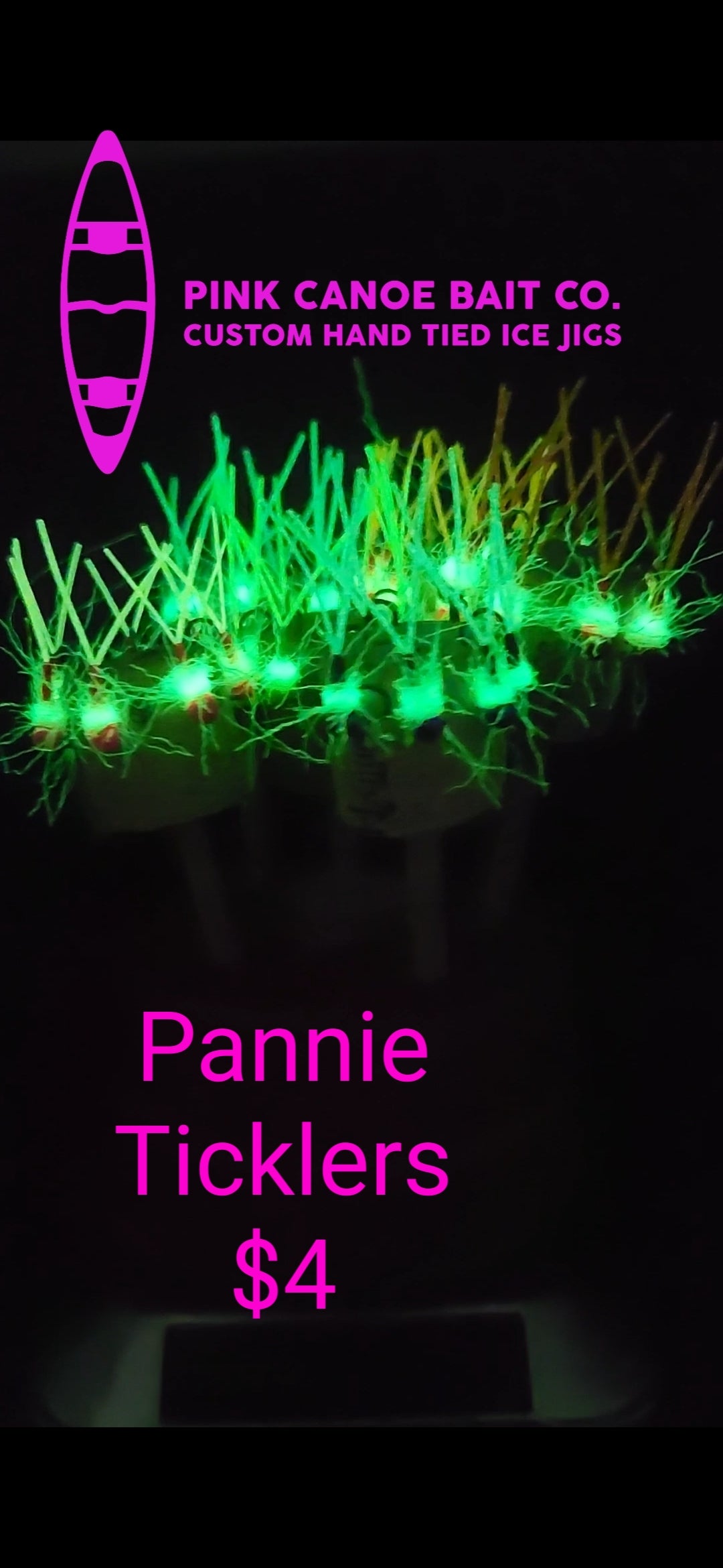 Pannie Ticklers – Pink Canoe Bait Co.